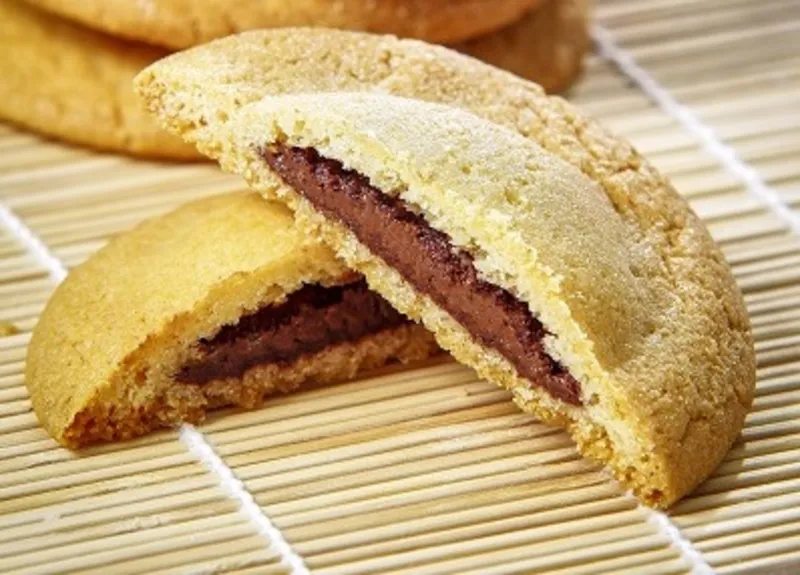 Cookies rellenas con avellanas y chocolate - Puratos Paraguay